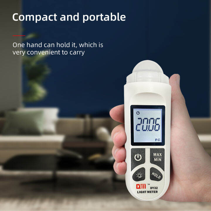 Digital Lux Meter High Precision Lumen Tester Luminance Meter ...