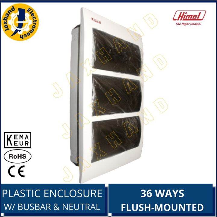 36 WAYS HIMEL PLASTIC ENCLOSURE DISTRIBUTION BOX WITH COMBINATION ...