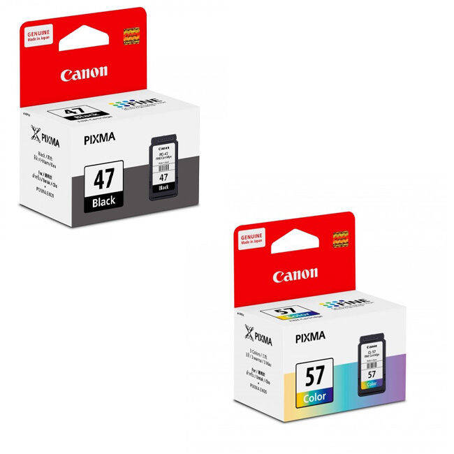 Canon Ink Original Fine Catridge PG-47 Black / CL-57 Color | Lazada