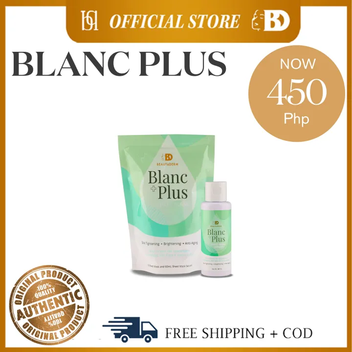 Beautederm Blanc Plus Mask Sheet and Serum 60ml | Lazada PH