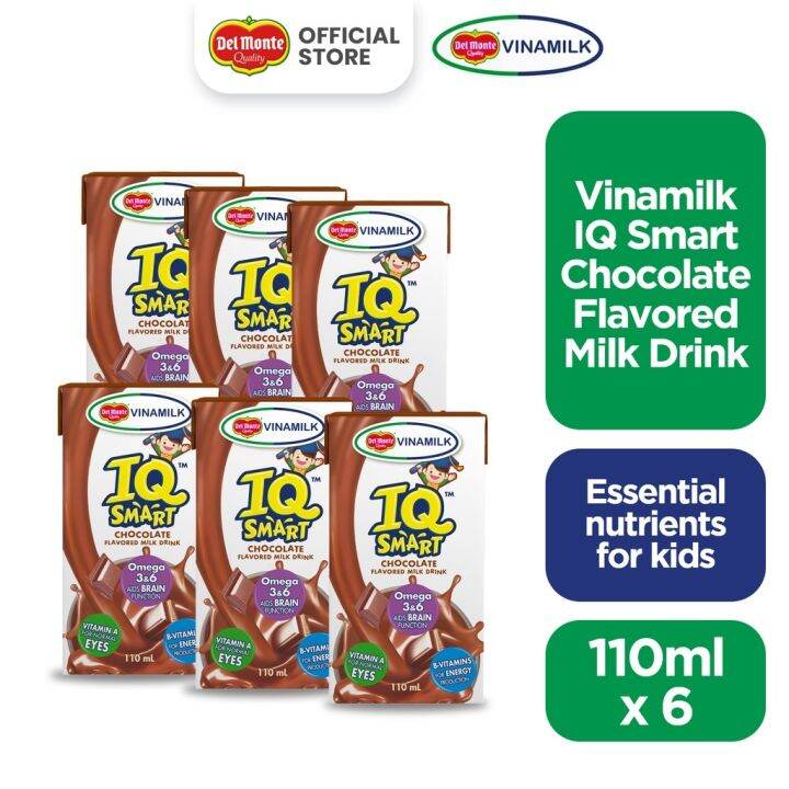 DEL MONTE VINAMILK IQ SMART™ Chocolate Flavored Milk Drink with OMEGA 3 ...