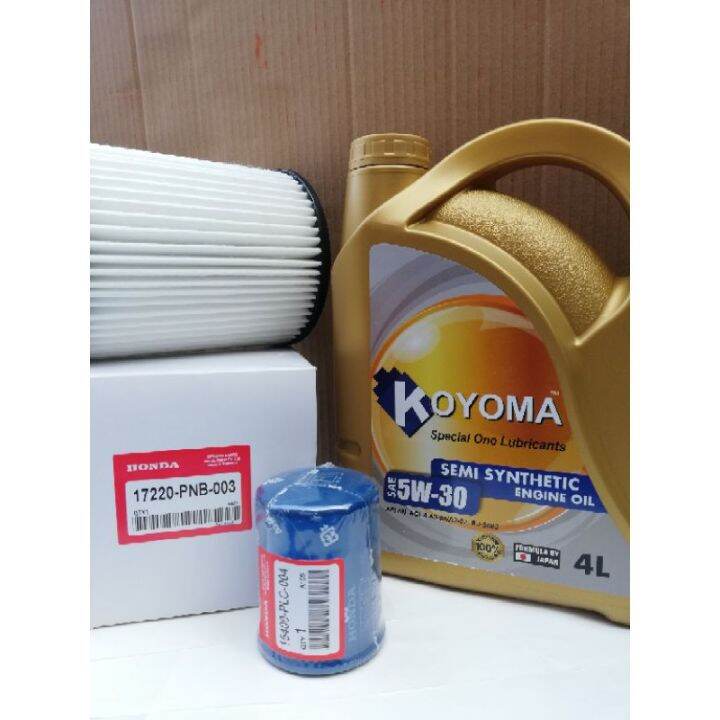 HONDA CRV S9A, STREAM 2.0 AIR FILTER + OIL FILTER + KOYOMA 5W30 SEMI ...