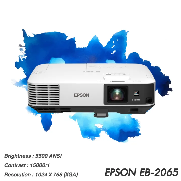 โปรเจคเตอร์ EPSON EB-2065__(XGA / 5500 ANSI Lumens) รับประกันเครื่อง 2 ปีเต็ม | Lazada.co.th