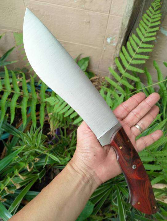 มีดเหน็บ อีเหน็บ (E-Nep) มีดใบตาย มีดเดินป่า มีดแคมป์ ใบ 9.4” SUP9 fulltang ตีร้อนชุบแข็ง ผิวขัด ...