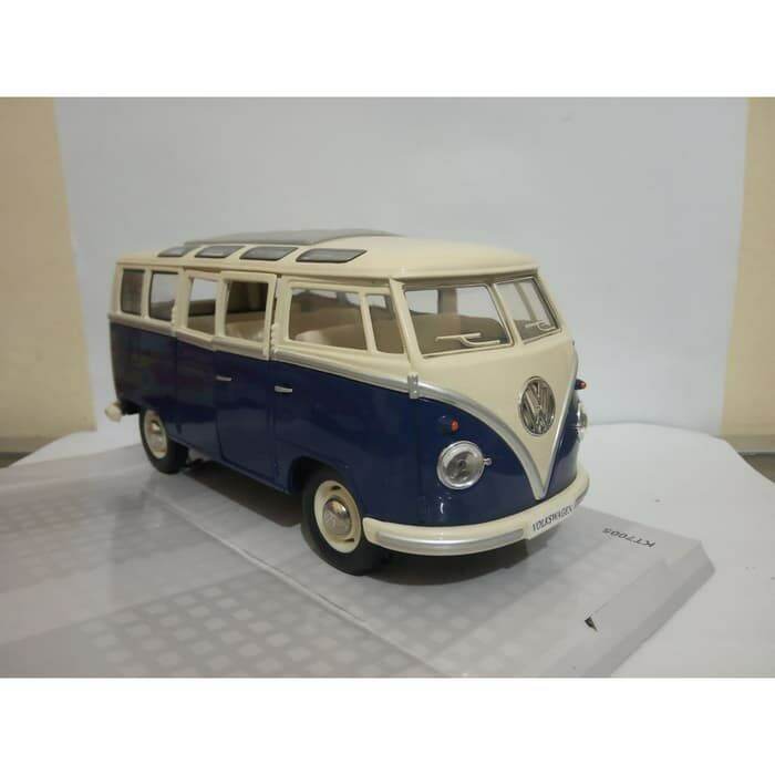 Diecast Volkswagen Classical Bus kinsmart 24 miniatur mobil VW T1 Murah ...