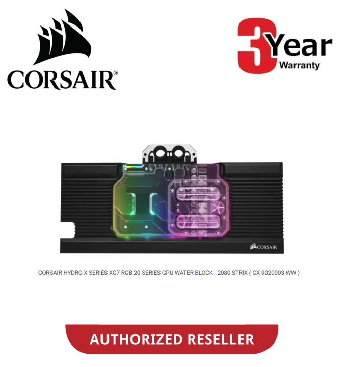 Corsair Hydro X Series XG7 RGB 20-SERIES GPU Water Block (2080 Strix ...