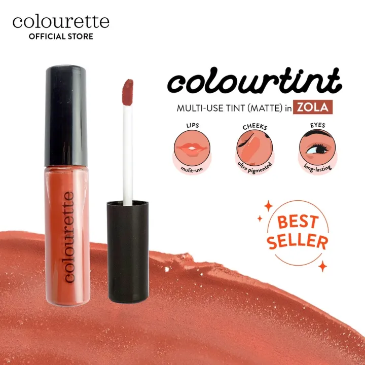 Colourette Colourtint in Zola (Matte) [Long-Lasting Matte Lip Tint ...