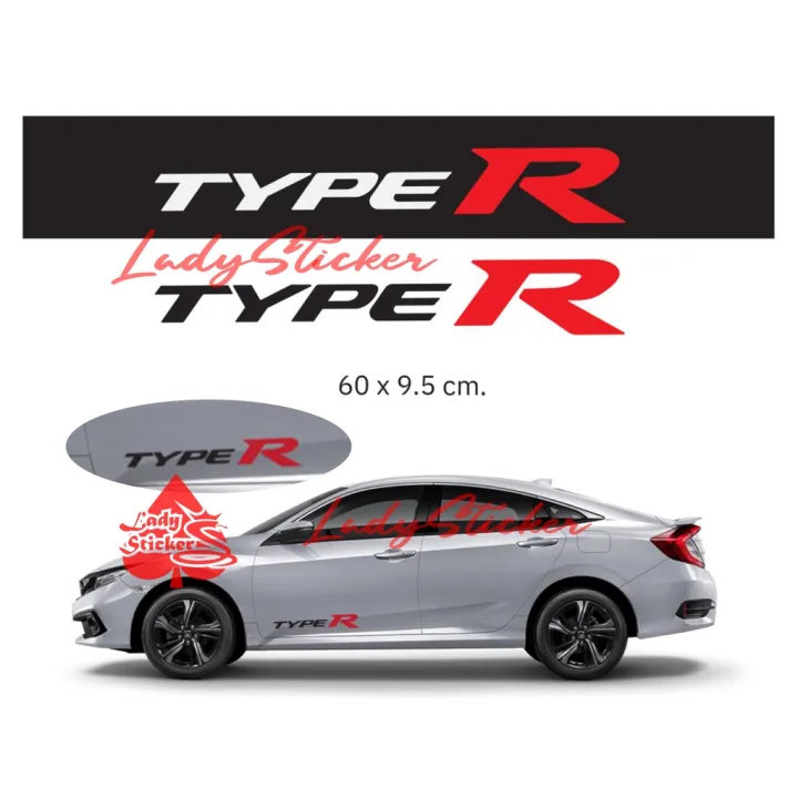 STICKER TYPE R CUTTING STICKER STIKER MOBIL HONDA CIVIC TIPE R ...