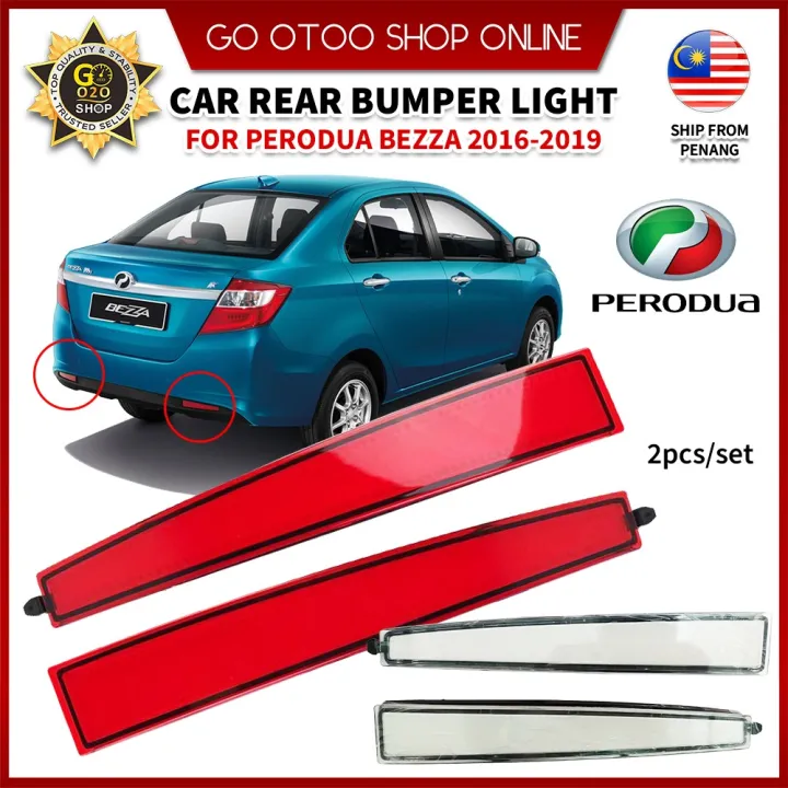 Perodua Bezza 】Rear Bumper Reflector LED Lamp - Safety Light ( 2016 ...