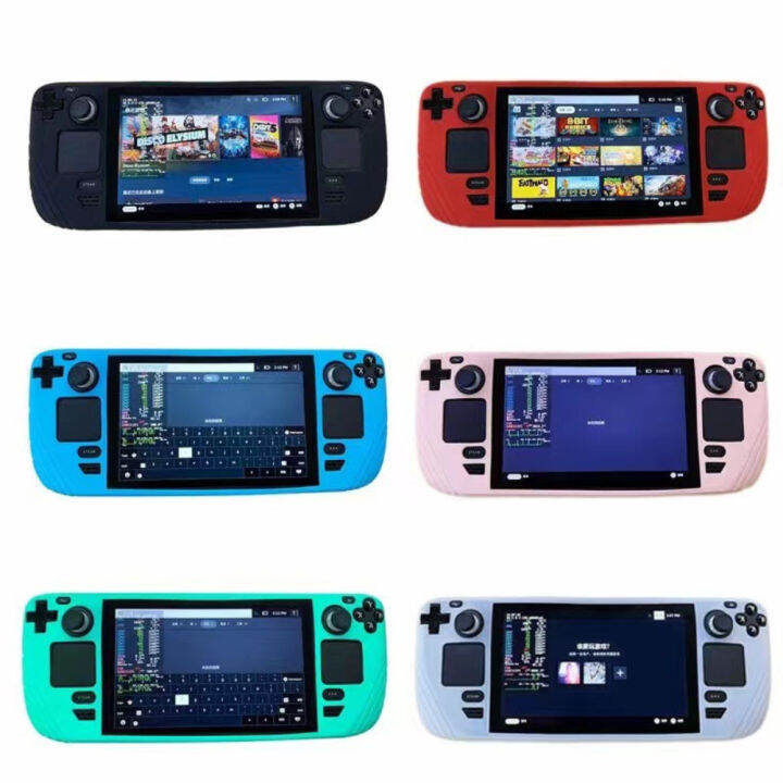 For Steam Deck Console Silicone Case Steam Deck Game Handheld All ...