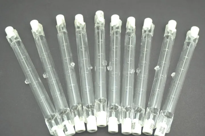 10 HALOGEN LIGHT BULB 110V 120V 500W 500 WATT J TYPE T3 R7S J118 118mm ...