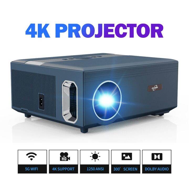 Ultra HD Projector Smart 4K 15000 Lumens For Home Theater Bluetooth ...