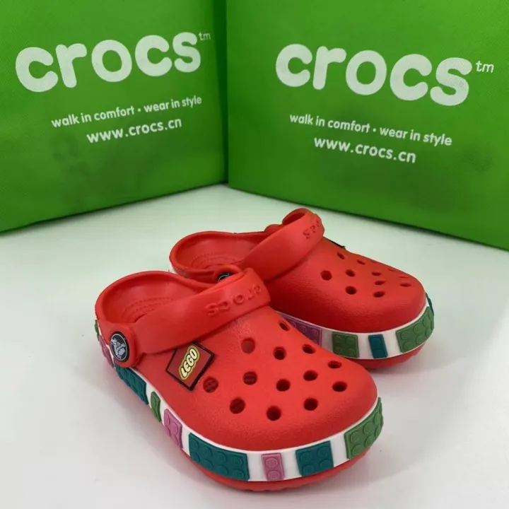 Crocs Lego Clogs Sandals for kids | Lazada PH