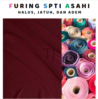 Kain (TERMURAH !) FURING KATUN SPTI ASAHI / FURING SPTI / FURING SATIN ...