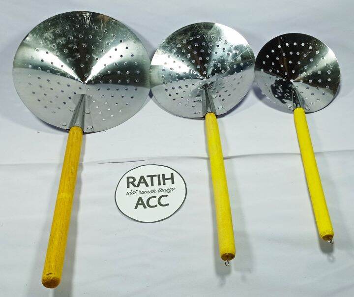 serok STAINLESS serokan saringan peniris minyak gorengan | Lazada Indonesia