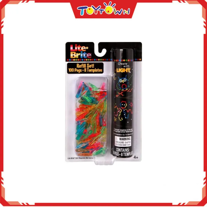 Lite Brite® Refill Set (100 Pegs & Reusable Templates ) | Lazada PH
