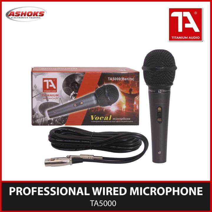 Titanium Audio TA 5000 Microphone / Professional Wired Microphone ...