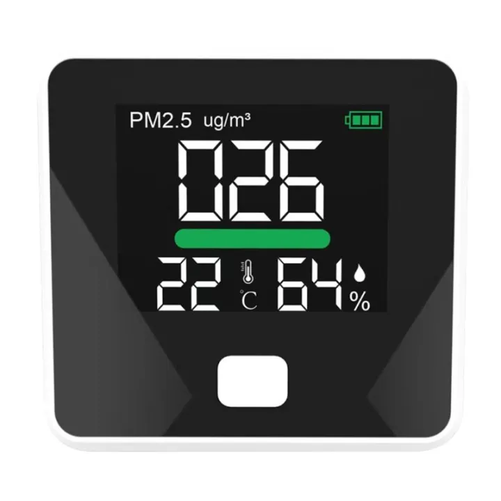 Portable Air Quality Analyzer Sensor PM2.5 Gas Detector Air Temperature Humidity Monitor Sensor ...