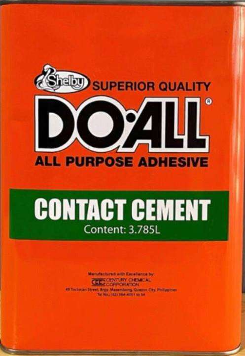 Do-All Contact Cement (Rugby) All Purpose Adhesive 3 Liters | Lazada PH