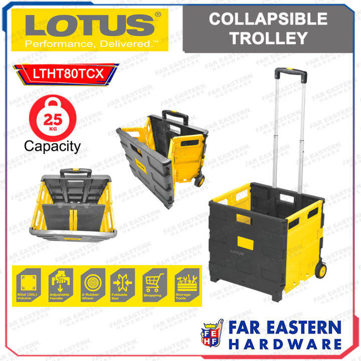 LOTUS Collapsible Trolley Tool Box Storage 30L LTHT80TCX LTHT | Lazada PH