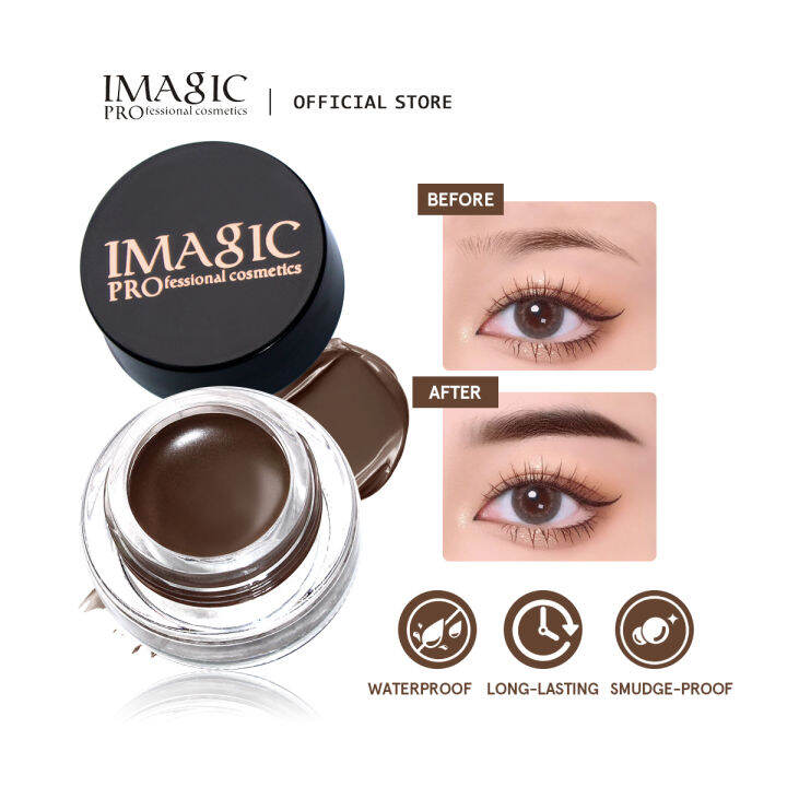 IMAGIC Natural Eyebrow Cream Waterproof Anti-sweat Shaping Eye Brow ...