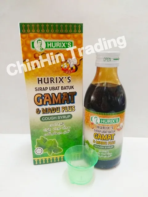 HURIX'S Sirap Ubat Batuk Gamat & Madu Plus / Cough Syrup (180ml) | Lazada