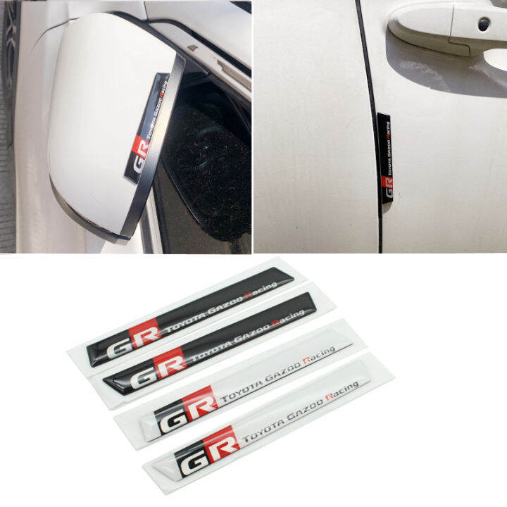 Car Accessories GR Sports Style Door Protection Strip For TOYOTA Gazoo ...
