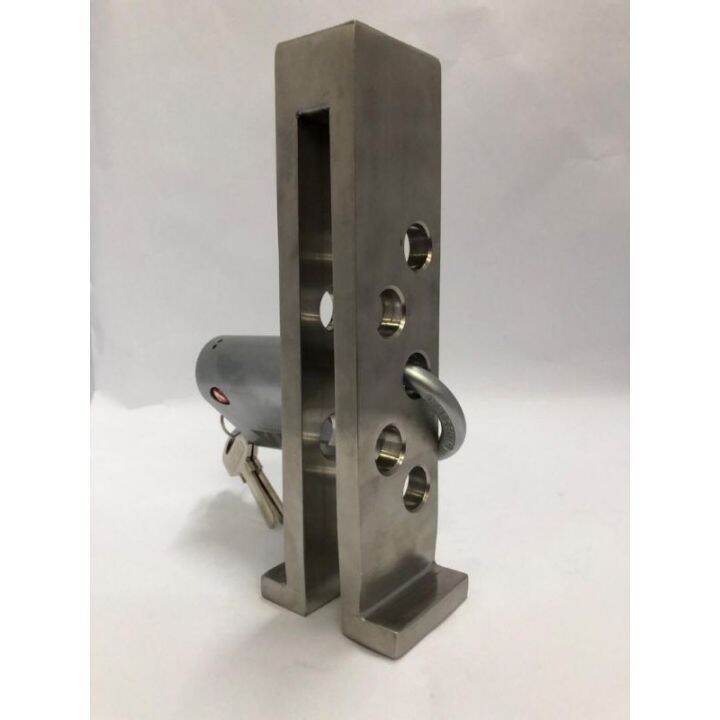 STAINLESS STEEL PEDAL LOCK CLAMP WITH ZETA 65MM ALARM PADLOCK ZX65 | Lazada