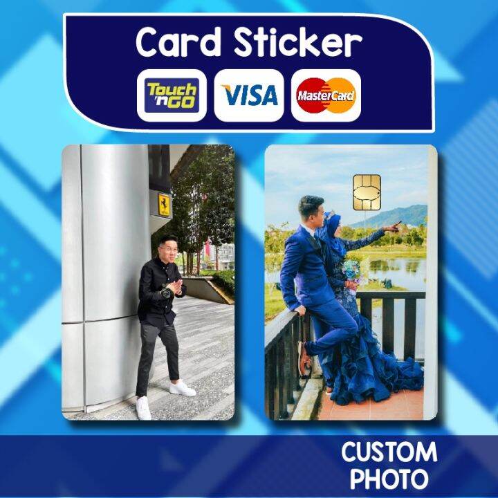 CUSTOM PHOTO - TOUCH N GO CARD STICKER / ATM CARD STICKER COVER | Lazada