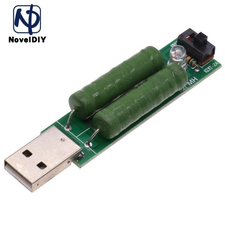 【CW】 USB Port Discharge Load Resistor Digital Current Voltage Tester 1A ...