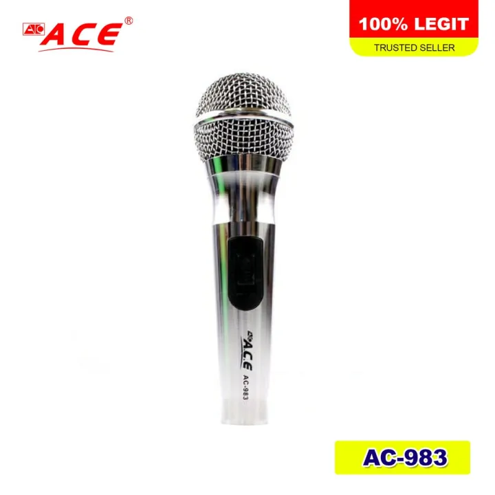 ACE AC - 983 Professional Dynamic Wired Microphone | Lazada PH