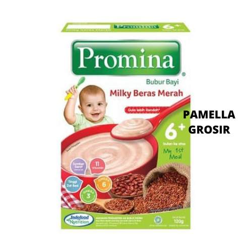 Promina Bubur Bayi Milky Beras Merah Box 120g | Lazada Indonesia