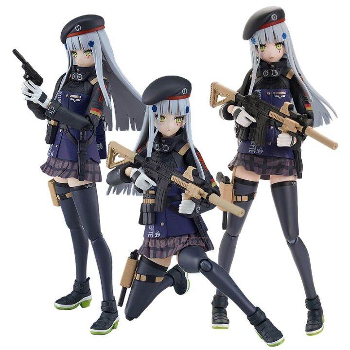Toystoryshop 14cm Figma #573 Girls' Frontline HK416 Anime Girl Figure ...