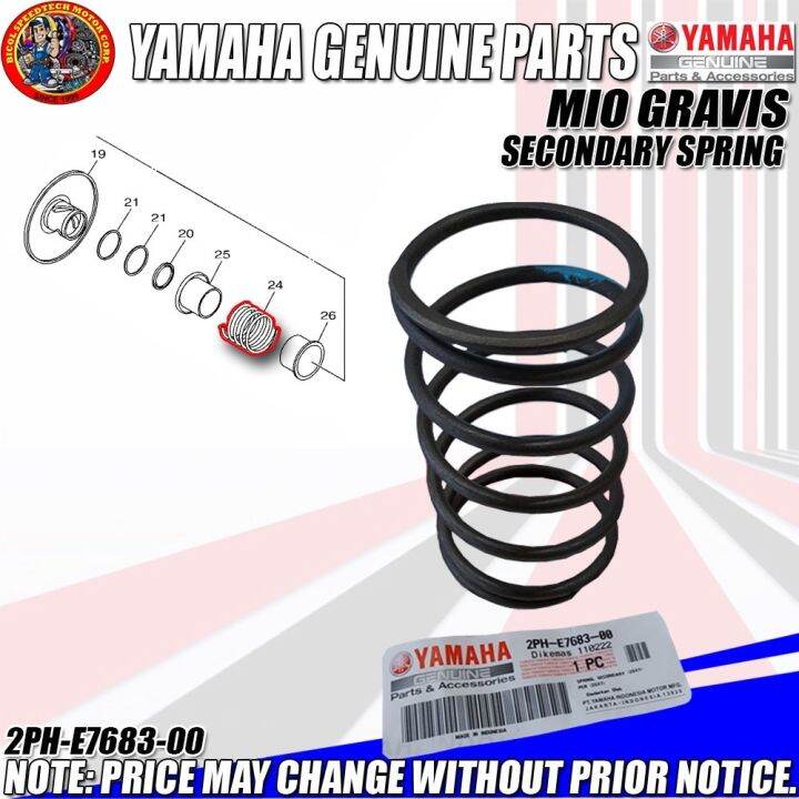 MIO GRAVIS SECONDARY SPRING (YGP) (GENUINE: 2PH-E7683-00) | Lazada PH
