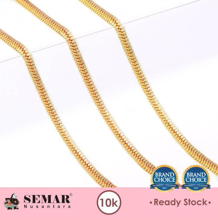 Kalung Emas Felicia Polos 10K Semar Nusantara | Lazada Indonesia