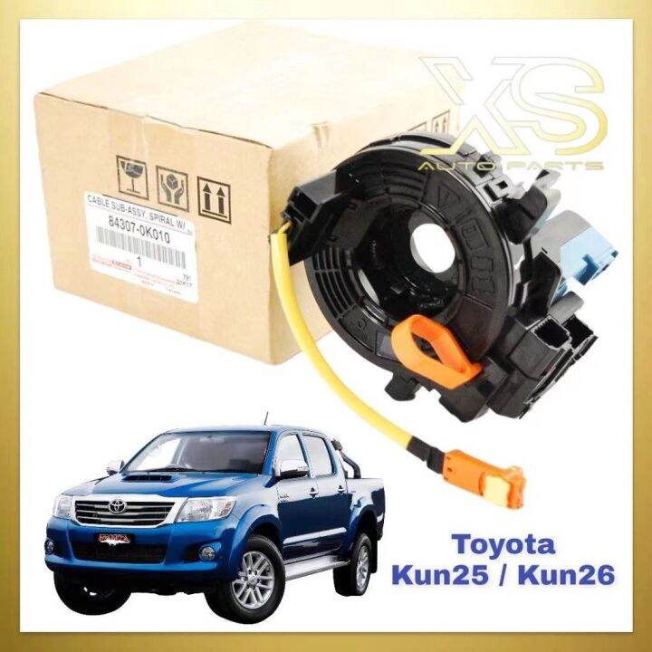 ORIGINAL TOYOTA HILUX KUN25 KUN26 STEERING CLOCK SPRING 84306-0K020 ...