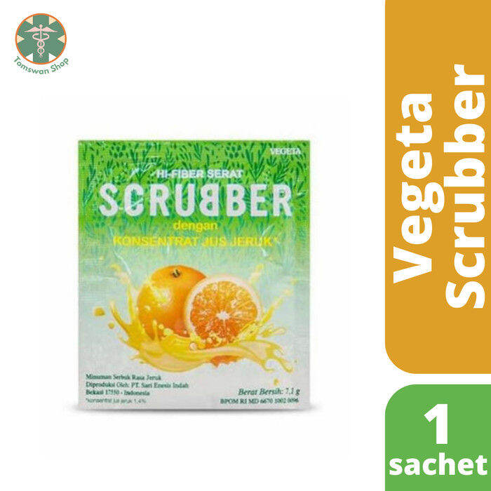 Vegeta Scrubber Rasa Jeruk 1 Sachet | Lazada Indonesia