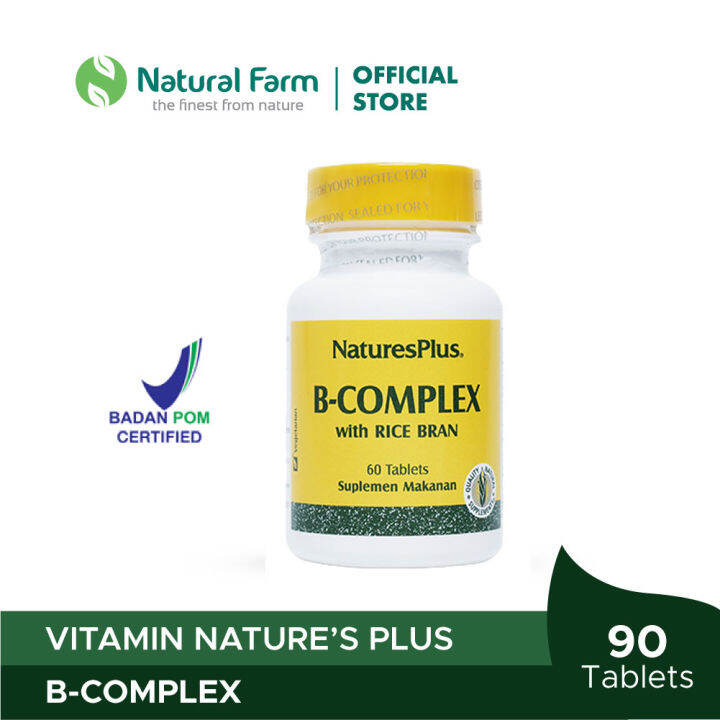 Natures Plus B Complex 60 Tabs | Lazada Indonesia