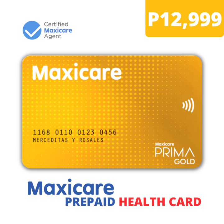 Maxicare PRIMA Gold / Outpatient Benefit Card / For Senior Citizen ...
