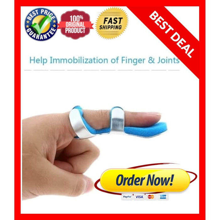 Finger splint / bidai cidera jari tangan patah post op aluminium ...