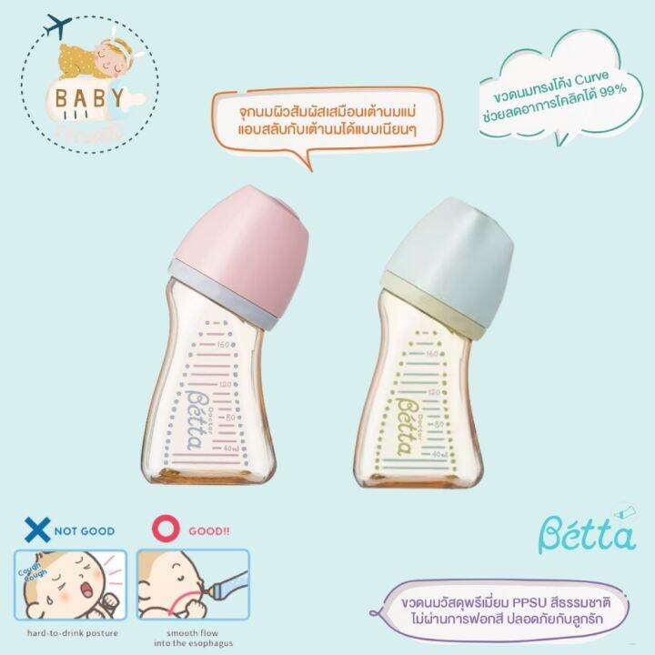 ขวดนม Dr.Betta รุ่นคอกว้าง Brain WS2 160 ml (หิ้วเองจากญี่ปุ่น ของใหม่มือ1) | Lazada.co.th