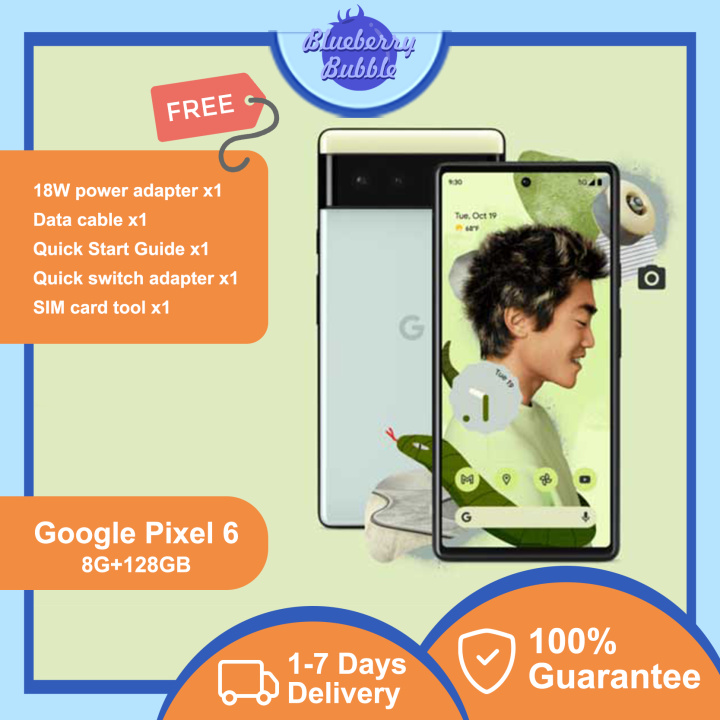 For Google Pixel 6 Mobile Phone 6.4 inches 8GB RAM 128GB ROM Octacore ...