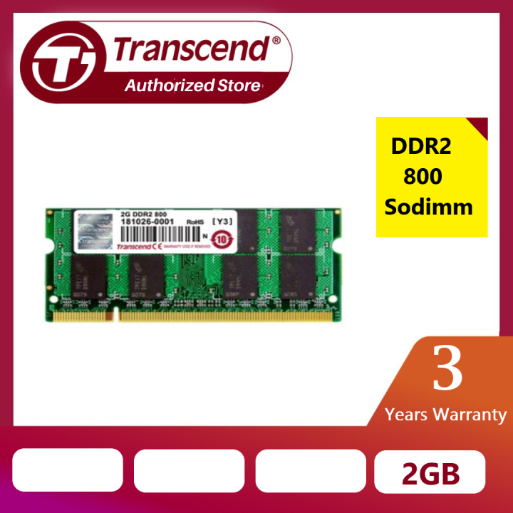 Transcend DDR2 2GB 800 SODIMM | Lazada PH