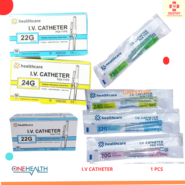 iv Catheter Onehealth Jarum I.V. Kateter Cateter Abocath Kateter ...