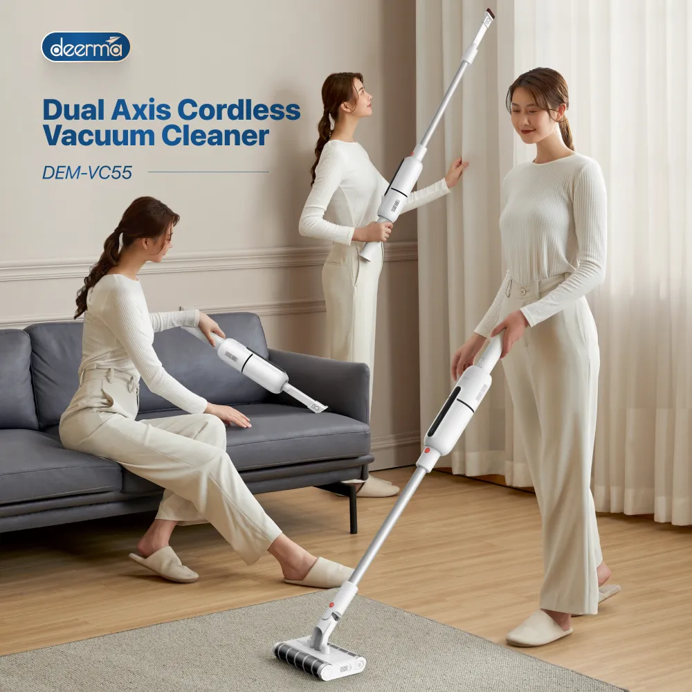 Deerma VC55 Household Cordless Vacuum Cleaner with 13000Pa Powerful ...