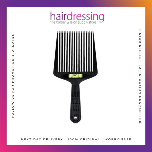 Flat Top Guide Comb With Liquid Bubble Level Flattopper Straight Hair ...