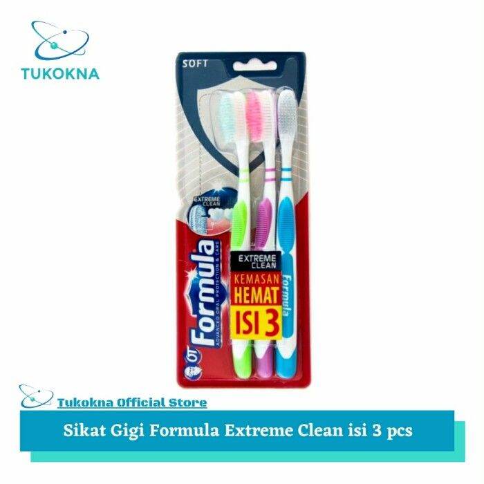 Sikat Gigi Formula Extreme Clean isi 3 pcs | Lazada Indonesia