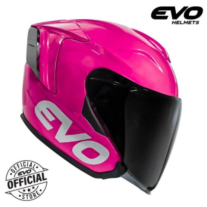 EVO RX-5 Fuchsia Pink Half Face Dual Visor with Free Clear Lens | Lazada PH