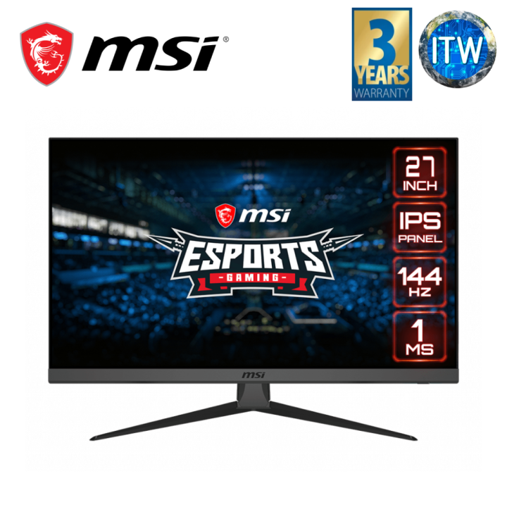 MSI ESPORTS Optix G272 - 27" 1920 x 1080 (FHD), 144Hz, IPS, HDMI Gaming ...