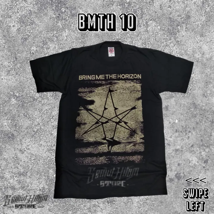 Kaos BRING ME THE HORIZON BMTH UNICURSAL HEXAGRAM Builtup Band Musik ...